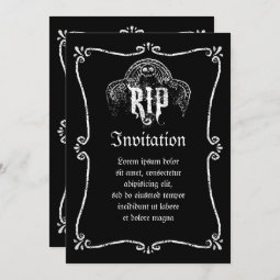 RIP INVITATION | Zazzle