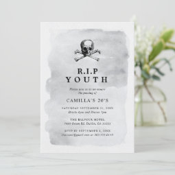 RIP Youth Invitation | Zazzle