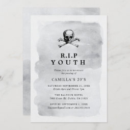 RIP Youth Invitation | Zazzle