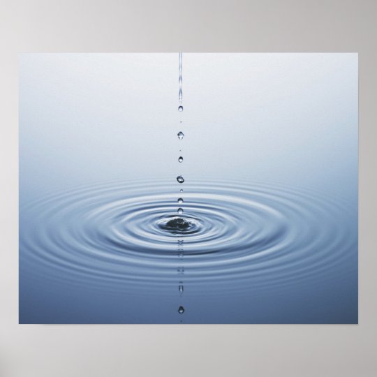 Ripple on Water Poster | Zazzle.com
