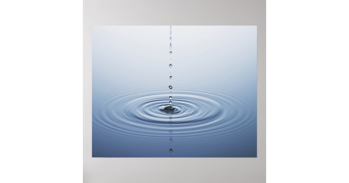 Ripple on Water Poster | Zazzle