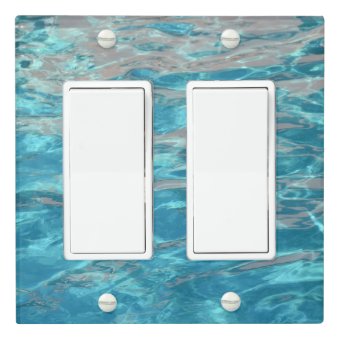 Rippling Tropical Blue Water Light Switch Cover | Zazzle