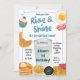 Rise and Shine Kids Breakfast Birthday Invitation | Zazzle
