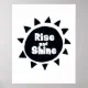 Rise and Shine Nursery Poster | Zazzle