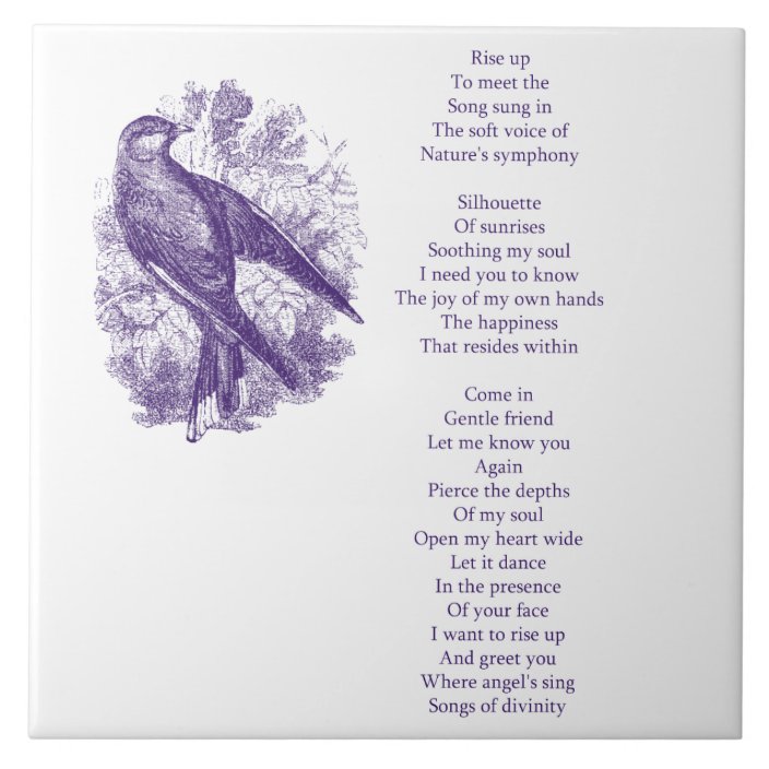 Rise Up Poem Tile | Zazzle.com