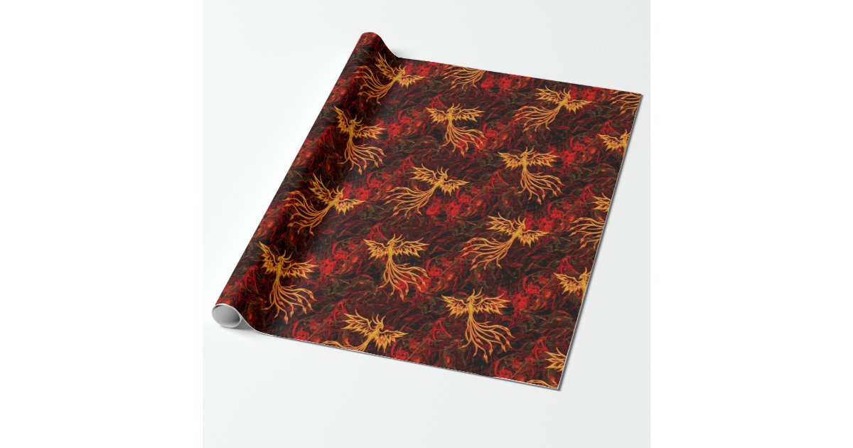 Rising of the Phoenix Wrapping Paper | Zazzle