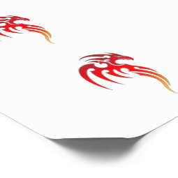 Rising Phoenix Tribal Symbol Temporary Tattoos | Zazzle