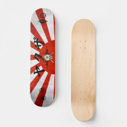 Rising Sun Skateboard | Zazzle