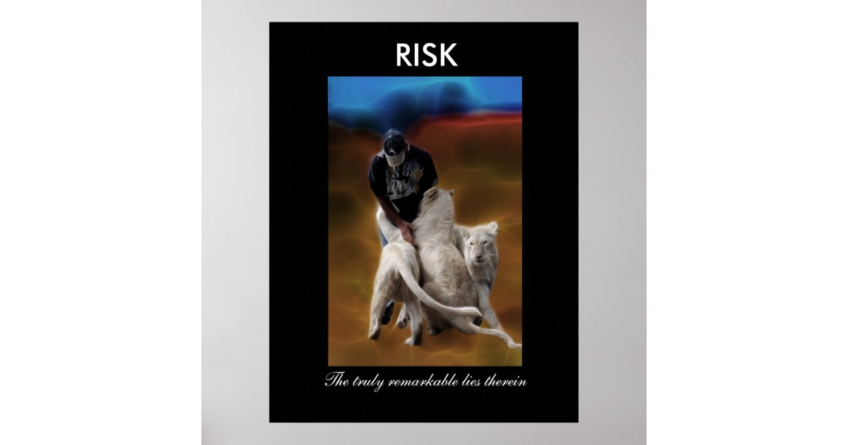 Risk Poster | Zazzle