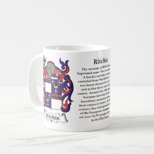 Ritchie Family Coat of Arms mug | Zazzle