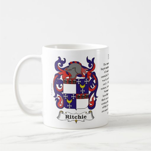 Ritchie Family Coat of Arms mug | Zazzle
