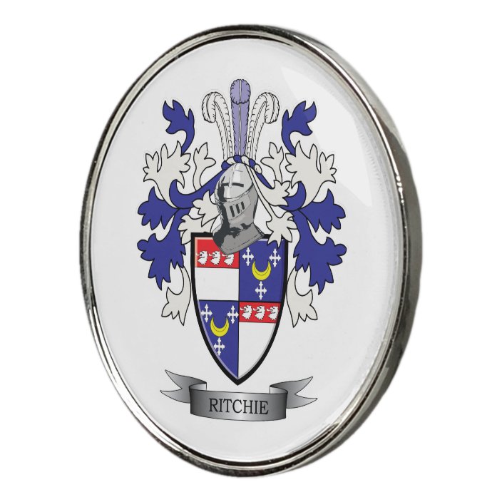 Ritchie Family Crest Coat of Arms Golf Ball Marker | Zazzle.com
