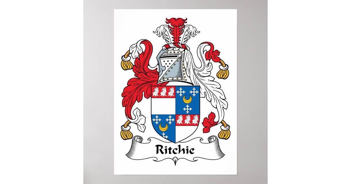 Ritchie Family Crest Poster | Zazzle