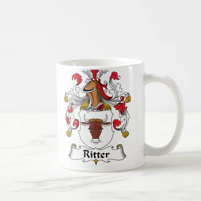 Ritter Family Crest Coffee Mug | Zazzle