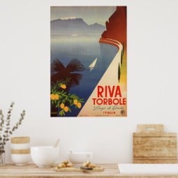 Riva Torbole, Lago di Garda Poster | Zazzle
