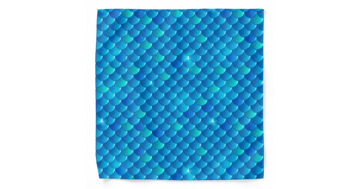 river fish scales bandana | Zazzle