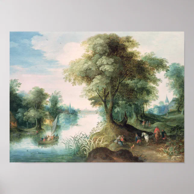 River Landscape Poster | Zazzle