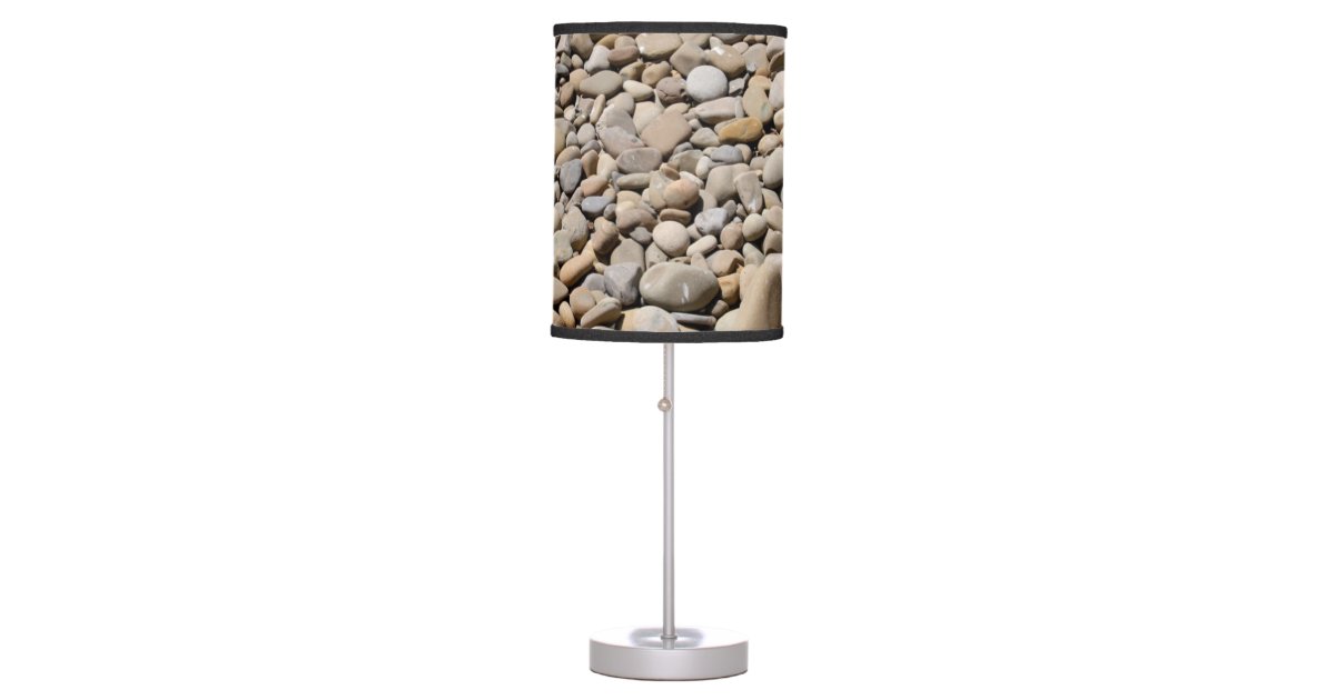 River Rocks Pebbles Table Lamp | Zazzle