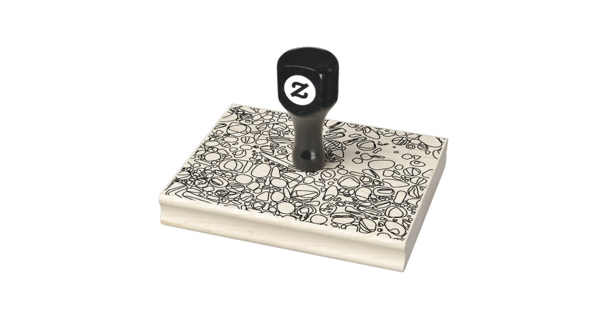 river rocks texture rubber stamp | Zazzle