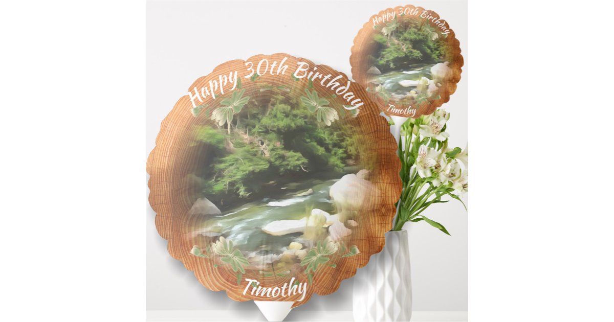 River South Birthday 0365 Balloon | Zazzle