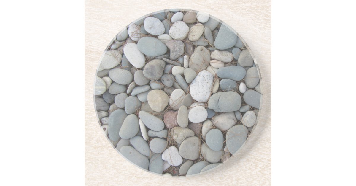 River Stones Fall Autumn Patterns Coaster | Zazzle
