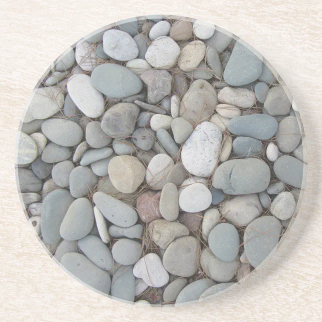 River Stones Fall Autumn Patterns Coaster | Zazzle