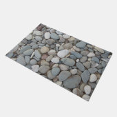 River Stones Fall Autumn Patterns Doormat | Zazzle