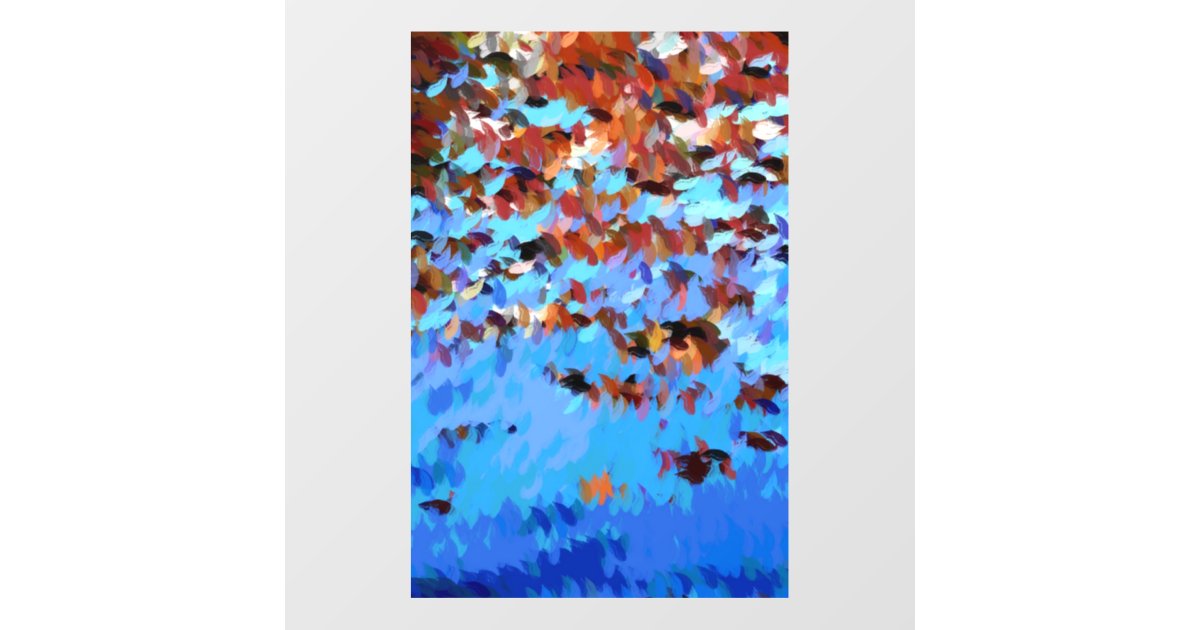 RIVER WATER WALL DECAL | Zazzle
