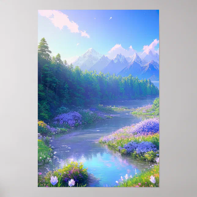 River's Lullaby Poster | Zazzle