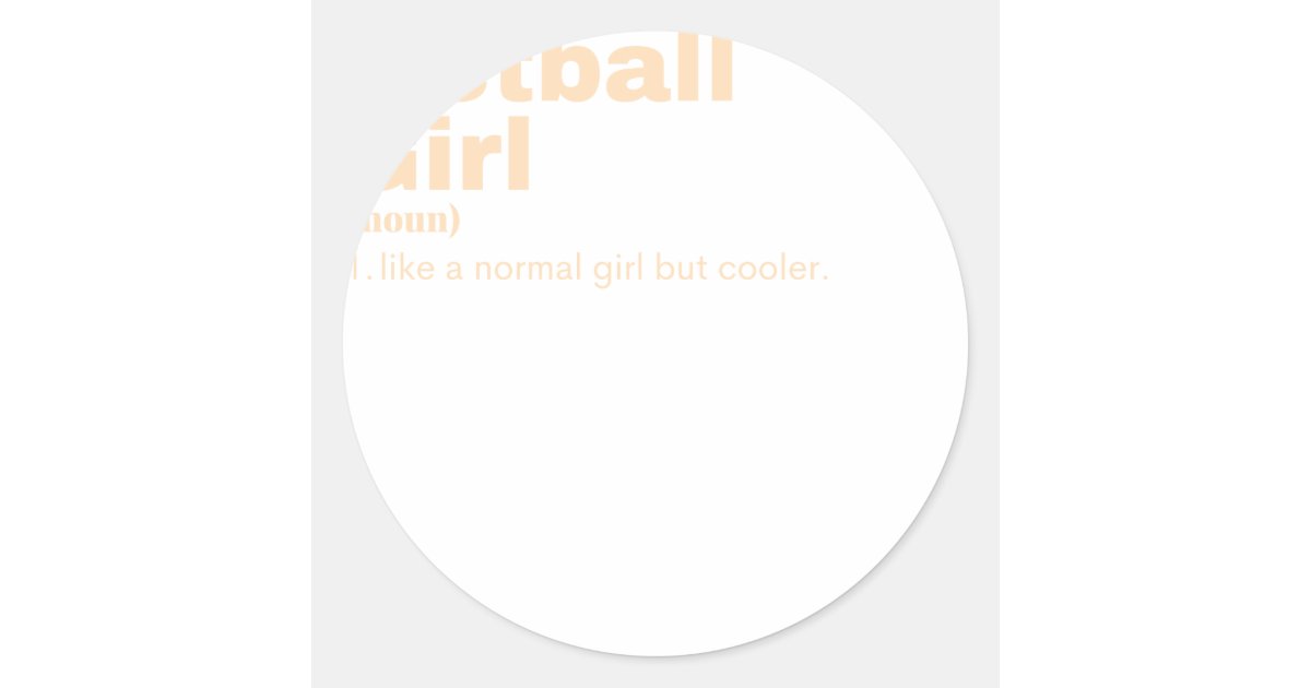 rl - Netball Classic Round Sticker | Zazzle