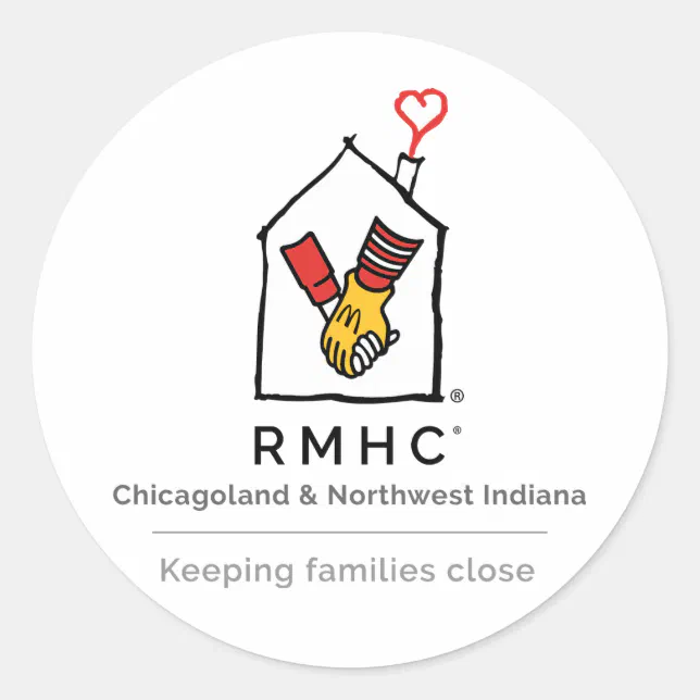 RMHC-CNI Logo Stickers | Zazzle