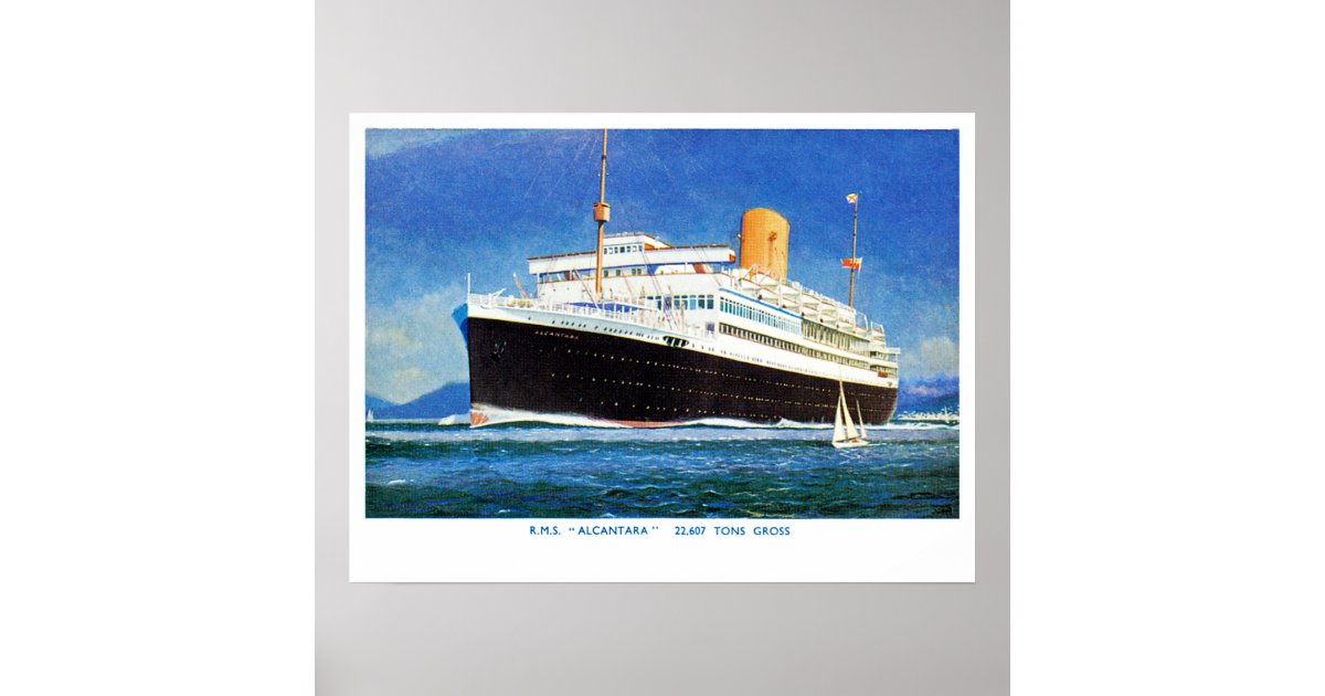 RMS Alcantara Poster | Zazzle