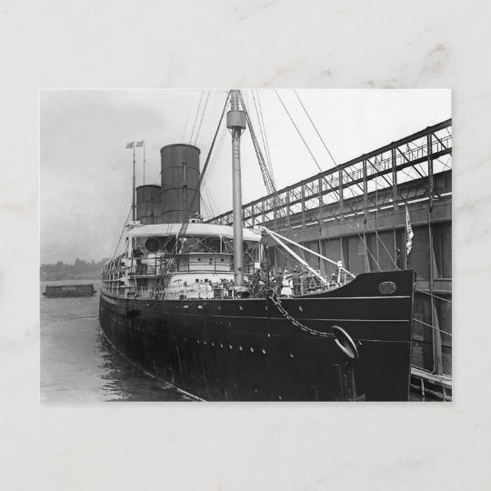 RMS Campania Postcard | Zazzle.com