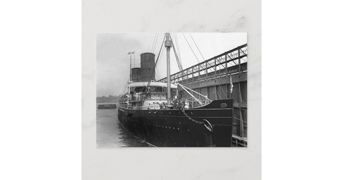 RMS Campania Postcard | Zazzle