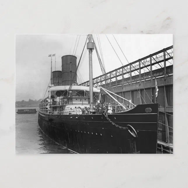 RMS Campania Postcard | Zazzle