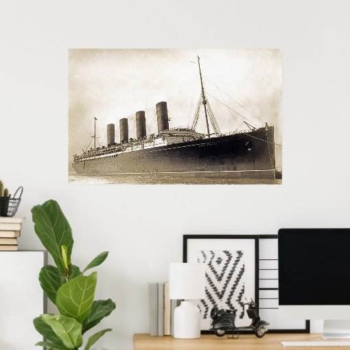 RMS Lusitania Poster | Zazzle