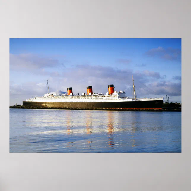 RMS Queen Mary Poster | Zazzle