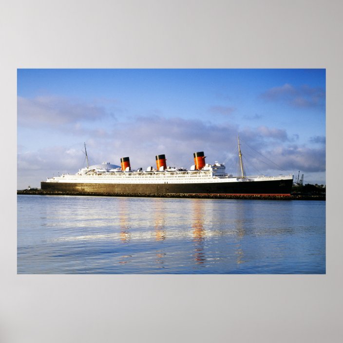 RMS Queen Mary Poster | Zazzle.com