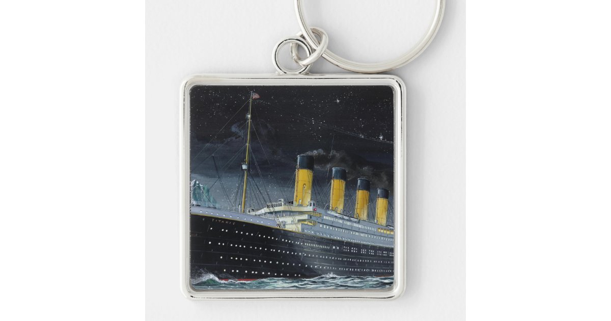 RMS Titanic Keychain | Zazzle