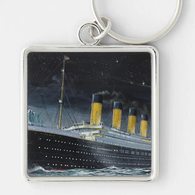 RMS Titanic Keychain | Zazzle