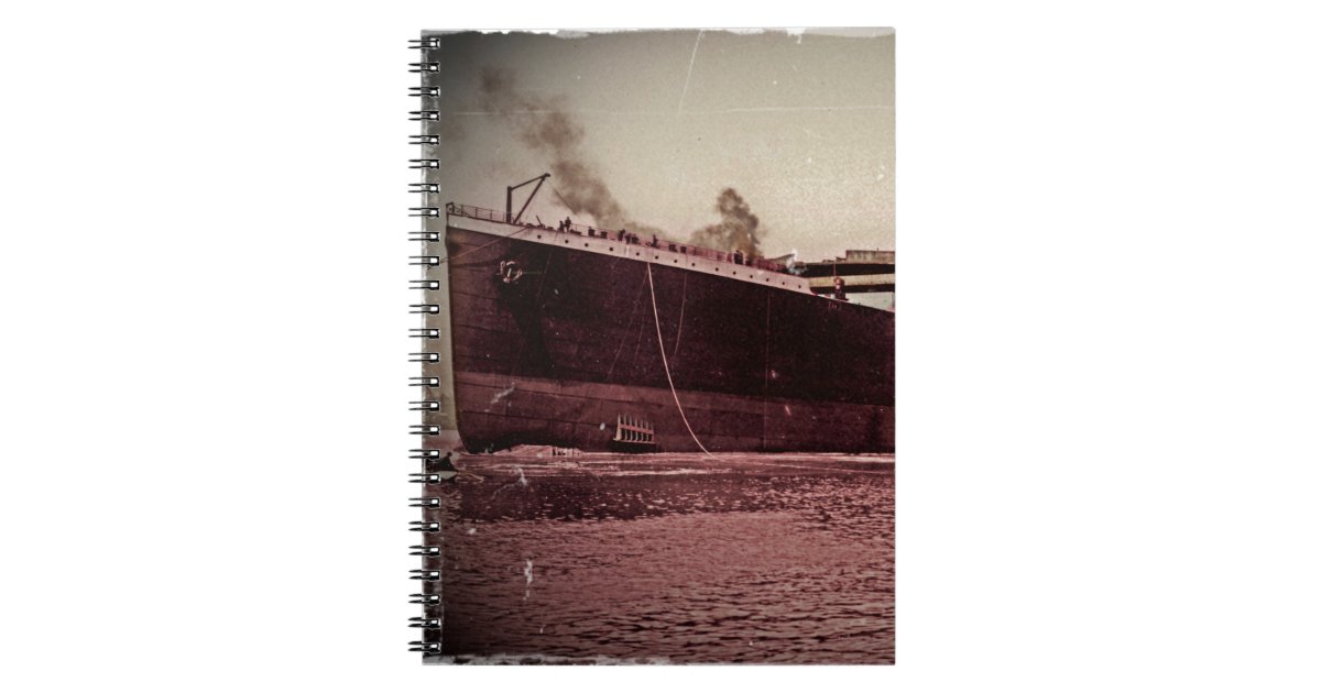 RMS Titanic Maiden Voyage Notebook | Zazzle