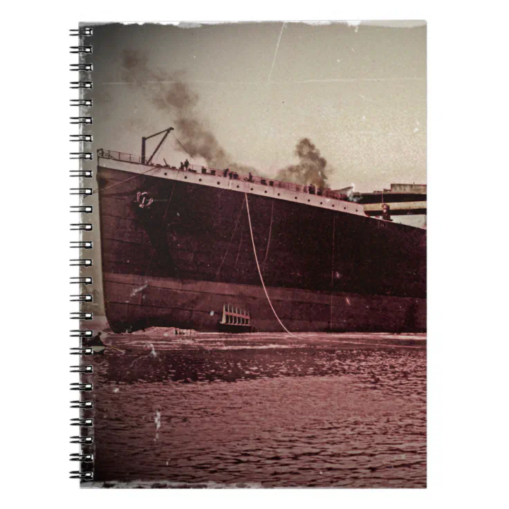 RMS Titanic Maiden Voyage Notebook | Zazzle