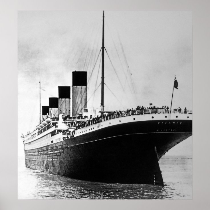 RMS Titanic Outbound Poster | Zazzle
