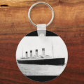 RMS Titanic Passenger Liner Keychain | Zazzle