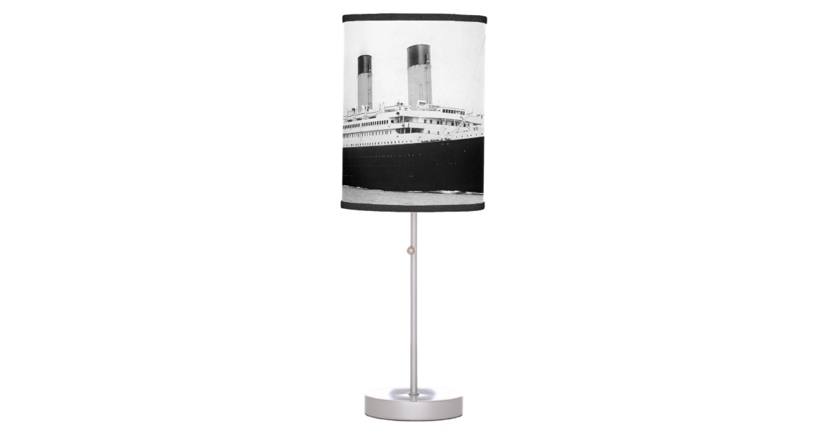 RMS Titanic Table Lamp | Zazzle