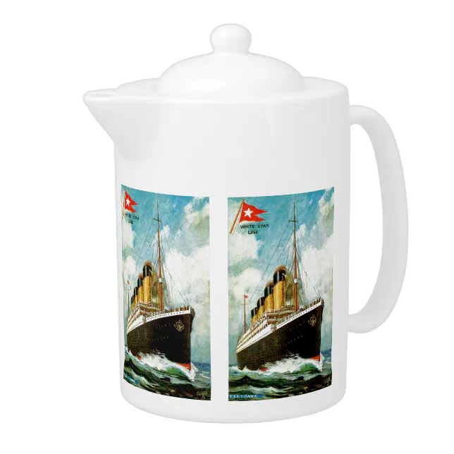 RMS Titanic Teapot | Zazzle