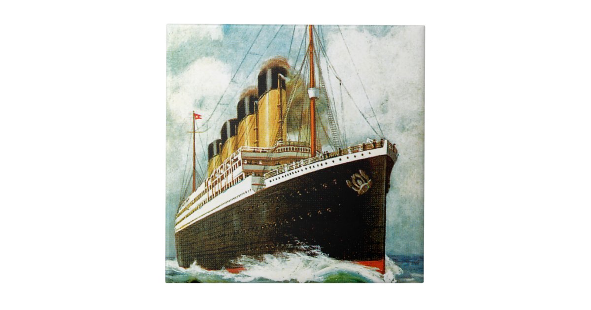 RMS Titanic Tile | Zazzle