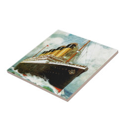 RMS Titanic Tile | Zazzle