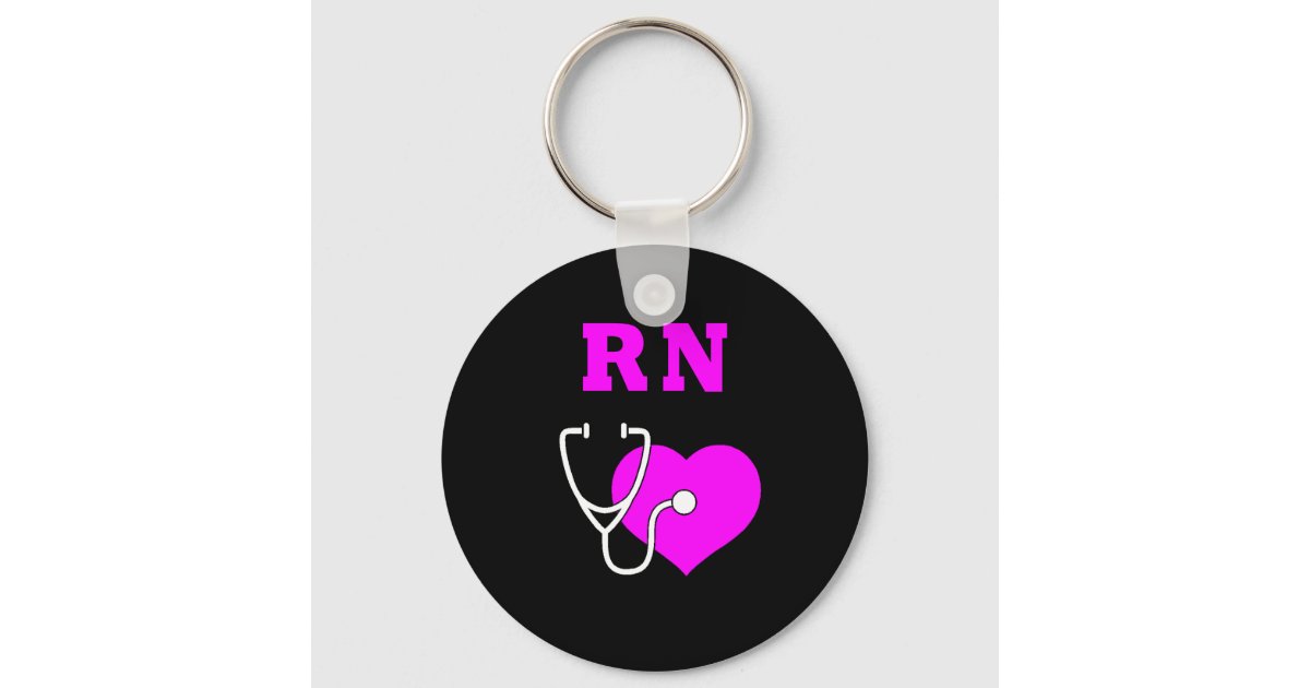 RN Care Keychain | Zazzle