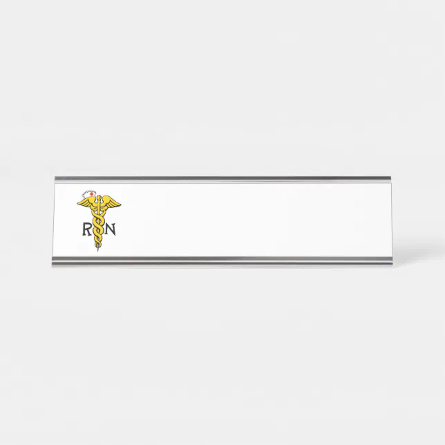 RN DESK NAME PLATE | Zazzle